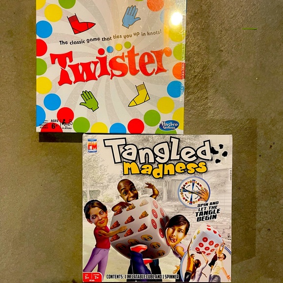 Hasbro | Toys | Twister Games Duo | Poshmark